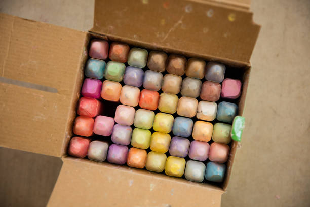 Free Stock Photo of A box of colorful chalks | Download Free Images and ...