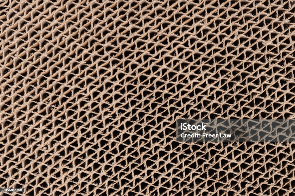 Cross Section Of Cardboard Corrugated Pattern As Baskground And Texture