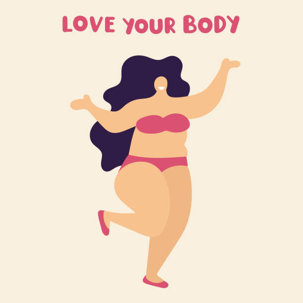 140 Overweight Woman Shirt Illustrations Royalty Free Vector Graphics