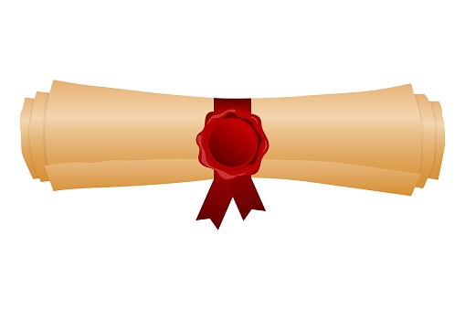 Beyaz Arka Planda Izole Mezuniyet Diploma Vektör Illüstrasyon ... Beyaz Arka Planda Izole Mezuniyet Diploma Vektör Illüstrasyon ...