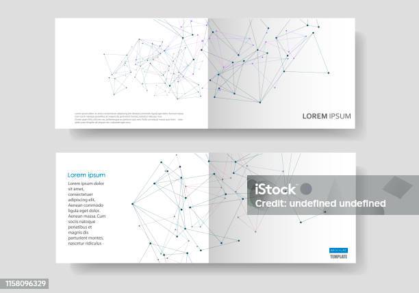 Tata Letak Templat Brosur Dan Desain Sampul Dengan Segitiga Poligonal