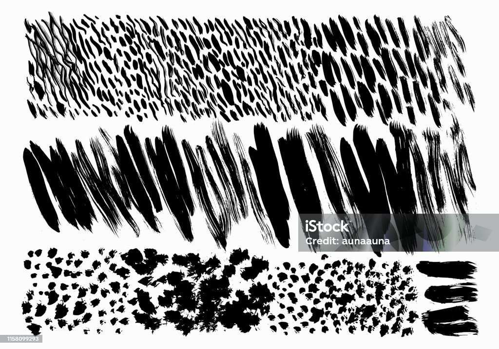Tekstur Tinta Yang Digambar Dengan Tangan Ilustrasi Stok Unduh Gambar