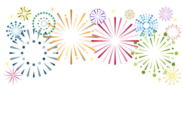 150+ Colorful Fireworks Frame On White Background Stock Illustrations ... 150+ Colorful Fireworks Frame On White Background Stock Illustrations ...