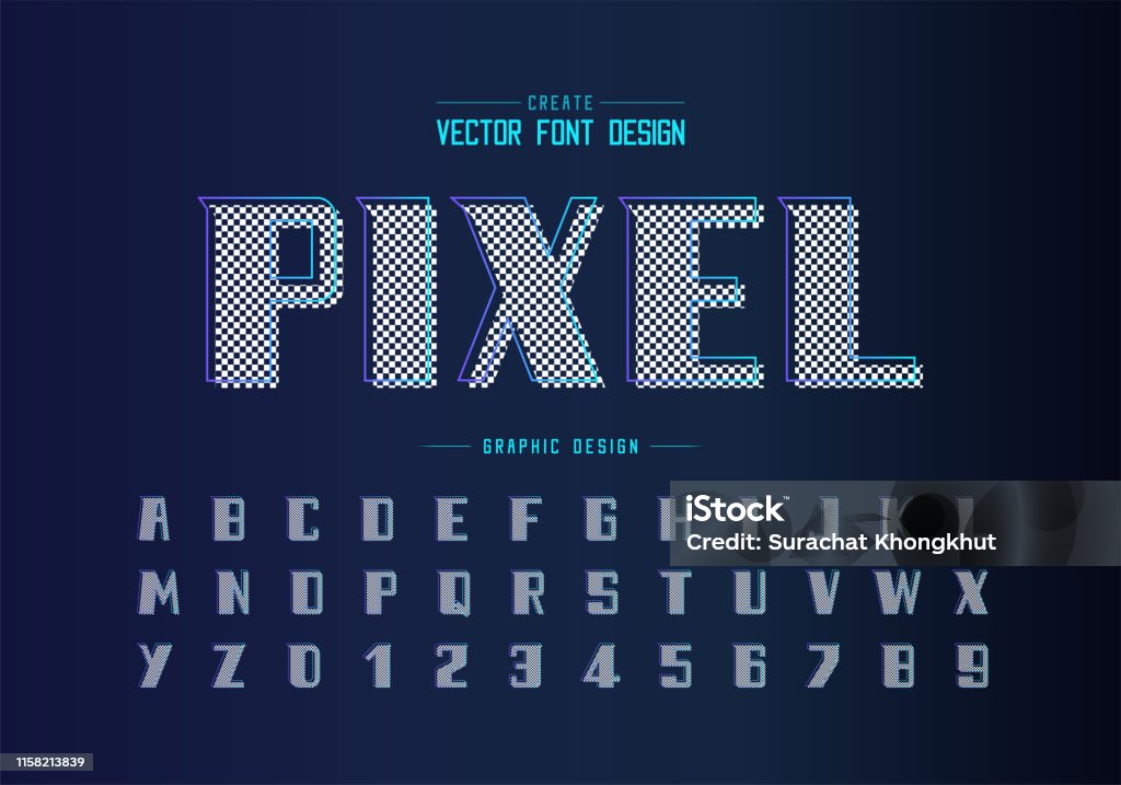 Font Tebal Piksel Dan Vektor Alfabet Jenis Huruf Modern Dan Desain ... Font Tebal Piksel Dan Vektor Alfabet Jenis Huruf Modern Dan Desain ...