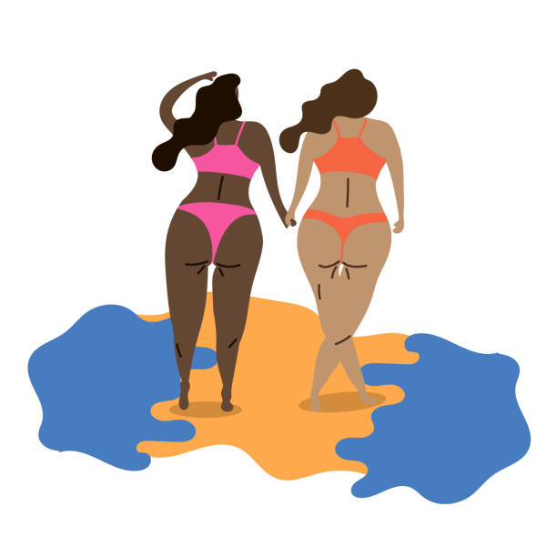 40 Lesbians Holding Hands Drawing Stock Illustrations Royalty Free