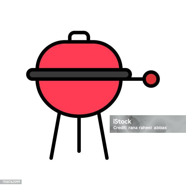 Vektor Panggangan Barbekyu Ikon Penuh Terkait Pesta Musim Panas ... Vektor Panggangan Barbekyu Ikon Penuh Terkait Pesta Musim Panas ...