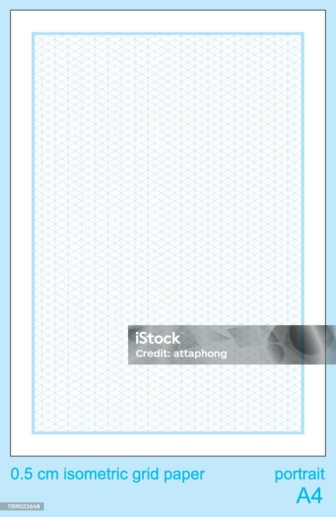 05 Cm A4 Isometric Grid Paper Isometric Grid Vector Illustration ... 05 Cm A4 Isometric Grid Paper Isometric Grid Vector Illustration ...