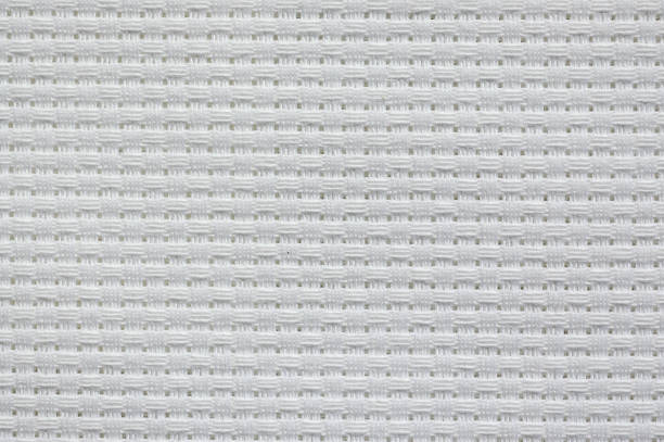 Free picture: Rectangle patterns on white cotton cloth close-up txture