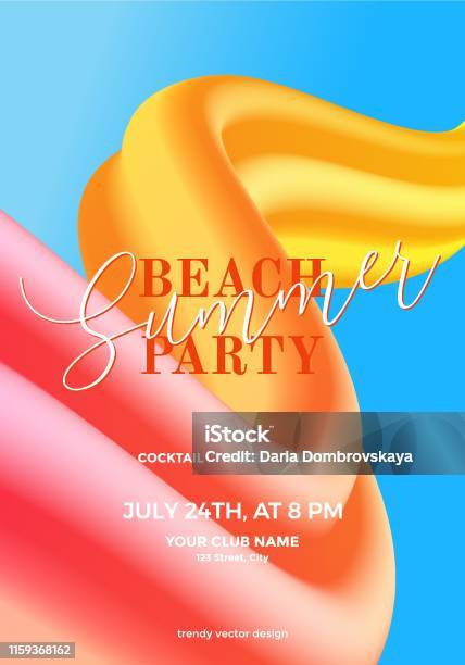 Template Desain Trendi Dengan Bentuk Cairan Dan Cairan Latar Belakang