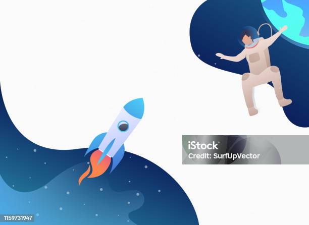 Astronot Dalam Pakaian Luar Angkasa Mengambang Di Ruang Terbuka Dan ... Astronot Dalam Pakaian Luar Angkasa Mengambang Di Ruang Terbuka Dan ...