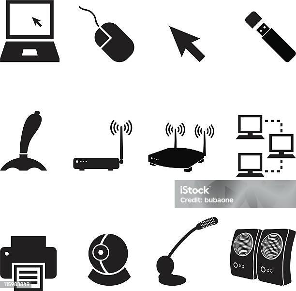 Technologie Informatique Ensemble Dicônes Vectorielles Libres De Droits