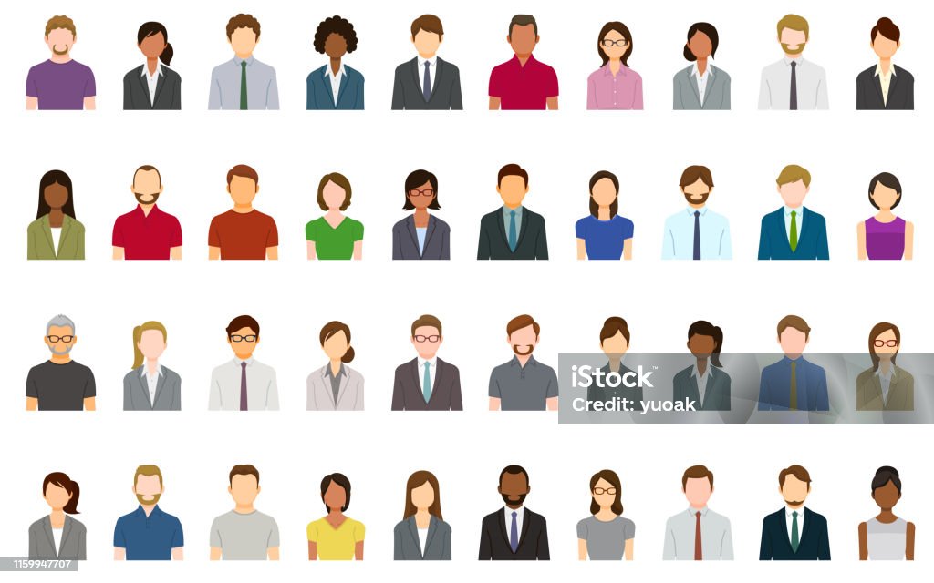 Vetores De Jogo De Avatars Abstratos Dos Executivos E Mais Imagens De