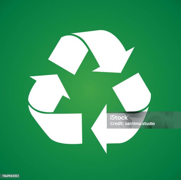 Recyclage De Lillustration De Vecteur De Symbole Dicône Vecteurs Libres