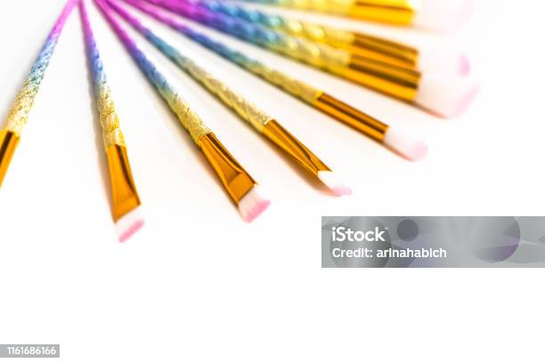 Kuas Makeup Bertema Unicorn Diatur Pada Latar Belakang Putih Foto Stok ... Kuas Makeup Bertema Unicorn Diatur Pada Latar Belakang Putih Foto Stok ...
