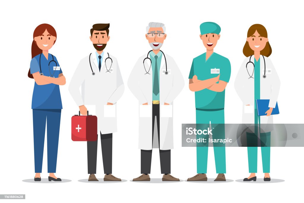 Set Karakter Kartun Dokter Konsep Tim Staf Medis Di Rumah Sakit ... Set Karakter Kartun Dokter Konsep Tim Staf Medis Di Rumah Sakit ...