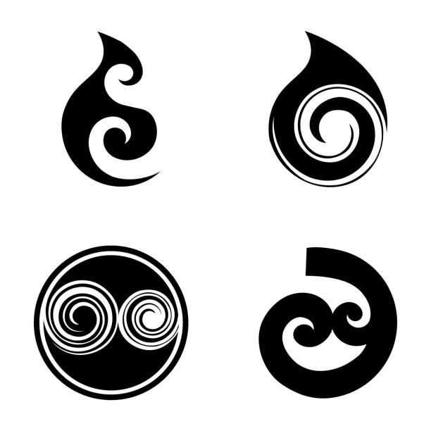 Maori koru Clipart Vector PNG , SVG, EPS, PSD, AI
