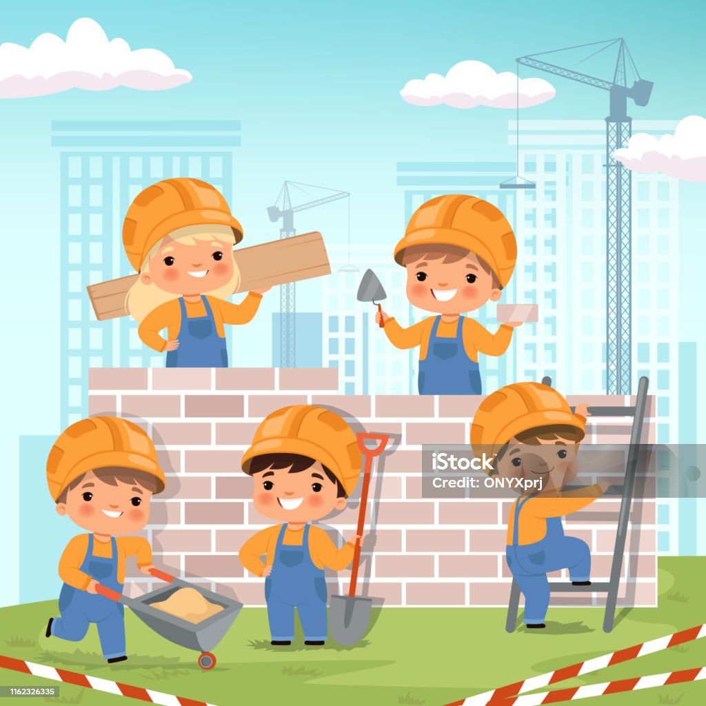 Latar Belakang Konstruksi Anakanak Kecil Membuat Beberapa Pekerjaan Di ... Latar Belakang Konstruksi Anakanak Kecil Membuat Beberapa Pekerjaan Di ...