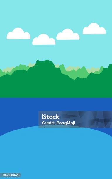 Sketsa Lanskap Dengan Gunung Langit Dan Danau Ilustrasi Stok - Unduh ... Sketsa Lanskap Dengan Gunung Langit Dan Danau Ilustrasi Stok - Unduh ...