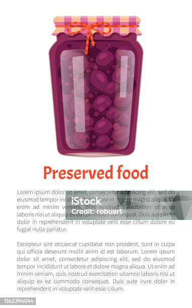 Poster Makanan Yang Diawetkan Prem Kalengan Dalam Stoples Kaca