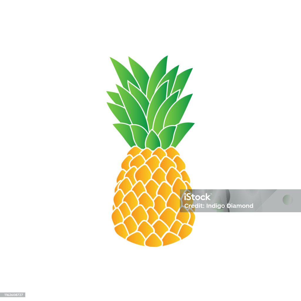 Ikon Nanas Buah Eksotis Tropis Ilustrasi Vektor Ilustrasi Stok Unduh Gambar Sekarang Alam