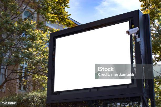 Billboard Mockup Kosong Dan Bingkai Kosong Template Untuk Logo Atau