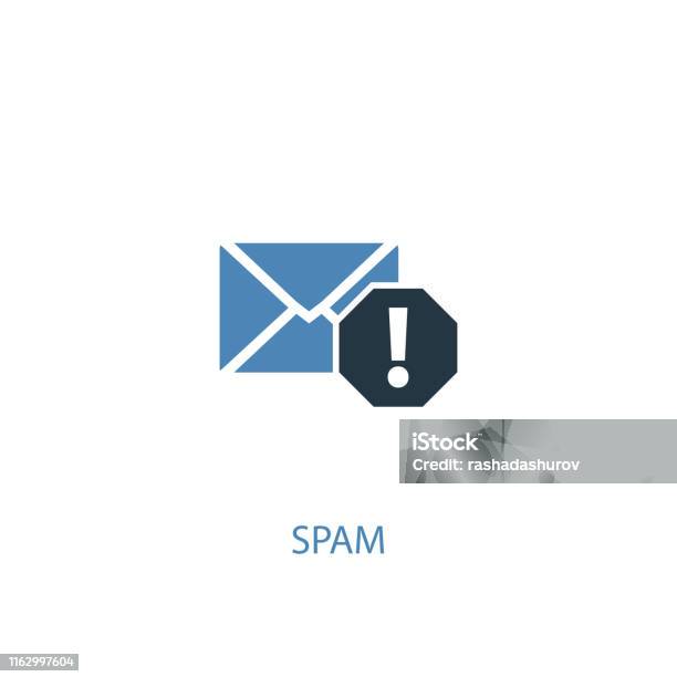Konsep Spam 2 Ikon Berwarna Ilustrasi Elemen Biru Sederhana Desain ... Konsep Spam 2 Ikon Berwarna Ilustrasi Elemen Biru Sederhana Desain ...
