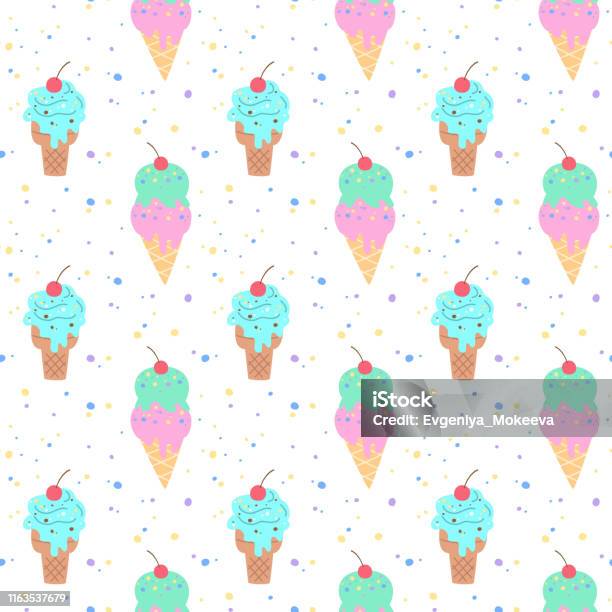 Pola Mulus Dengan Es Krim Berwarnawarni Ilustrasi Stok - Unduh Gambar ... Pola Mulus Dengan Es Krim Berwarnawarni Ilustrasi Stok - Unduh Gambar ...