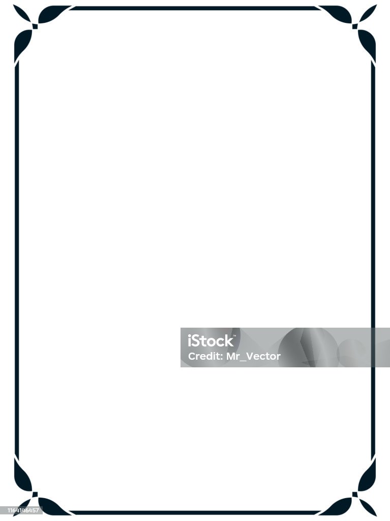 Papan Nama Atau Label Bingkai Batas Garis Vektor Sederhana Vintage ... Papan Nama Atau Label Bingkai Batas Garis Vektor Sederhana Vintage ...