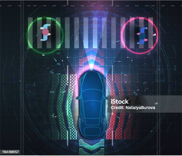 Système De Freinage Automatique Éviter Les Accidents De Voiture Dun