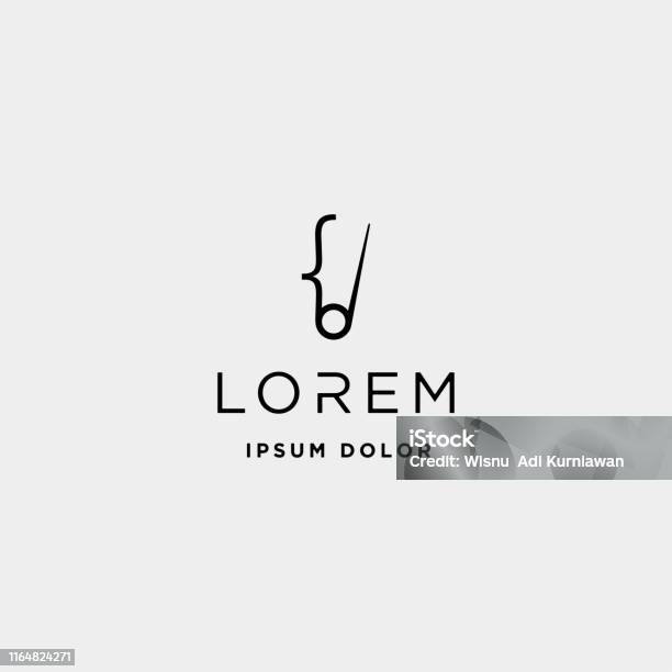 Kode Desain Jarum Pin Coding Vector Ilustrasi Stok Unduh Gambar