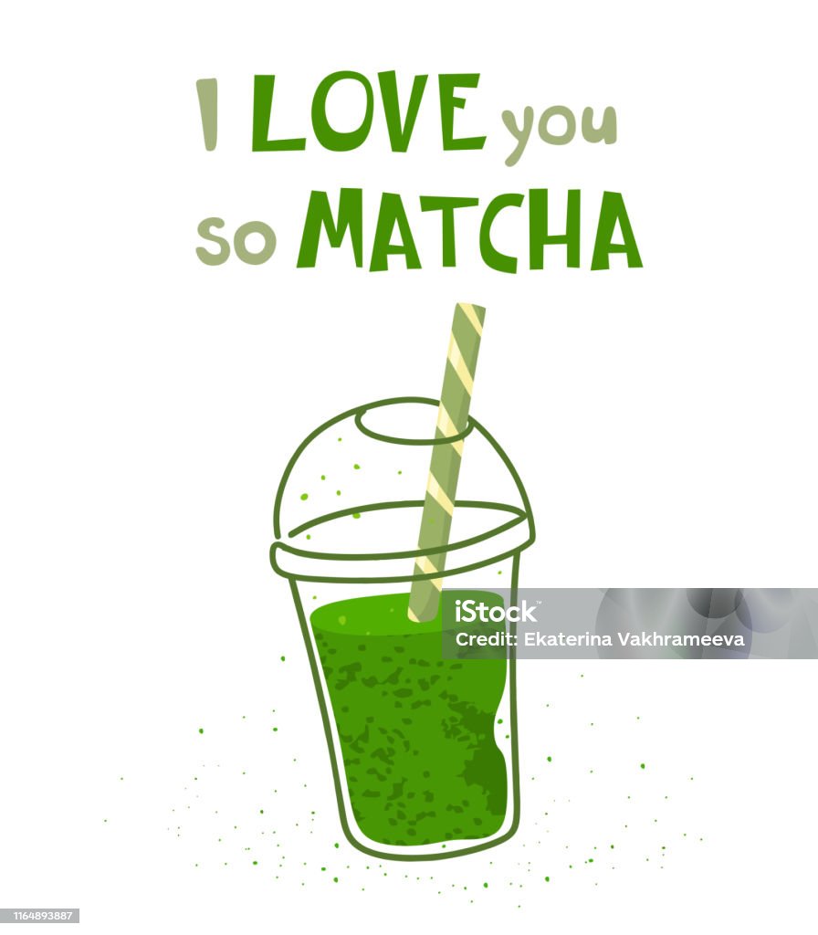 Matcha Çay Karakterleri Izole El Yazısı Metin Vektör Beyaz Arka Planda ... Matcha Çay Karakterleri Izole El Yazısı Metin Vektör Beyaz Arka Planda ...