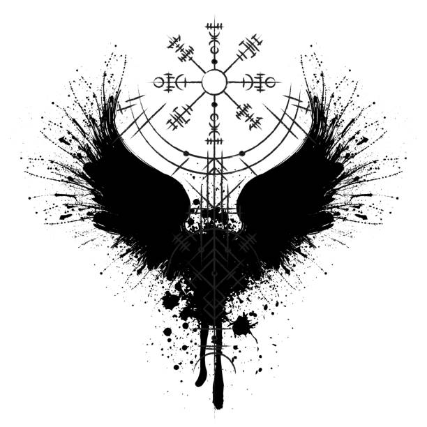 1 300 Tatouage Corbeau Stock Illustrations Graphiques Vectoriels