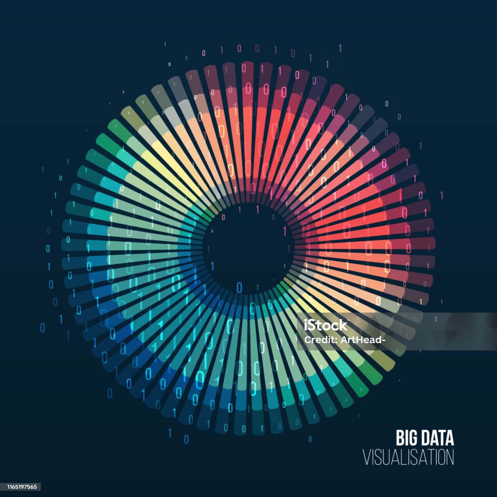 Connection Structure Data Array Visual Concept Big Data Connection Complex Stock Illustration
