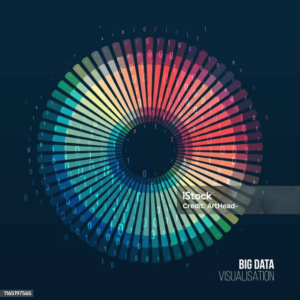 Connection Structure Data Array Visual Concept Big Data Connection Complex Stock Illustration