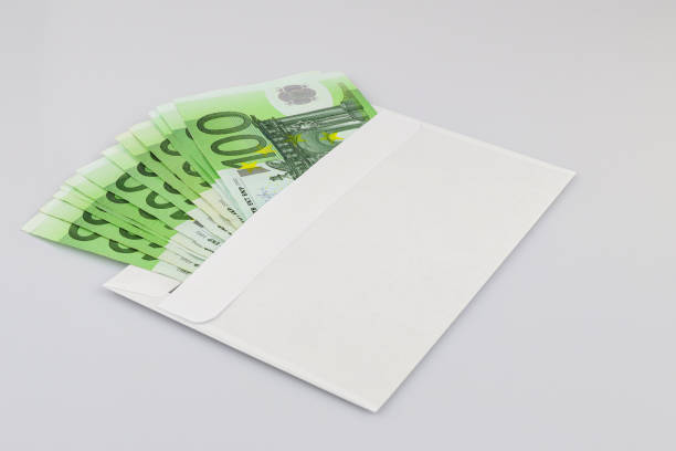 Free picture: Envelope with banknotes of Europe union inside (€5, €20 ...