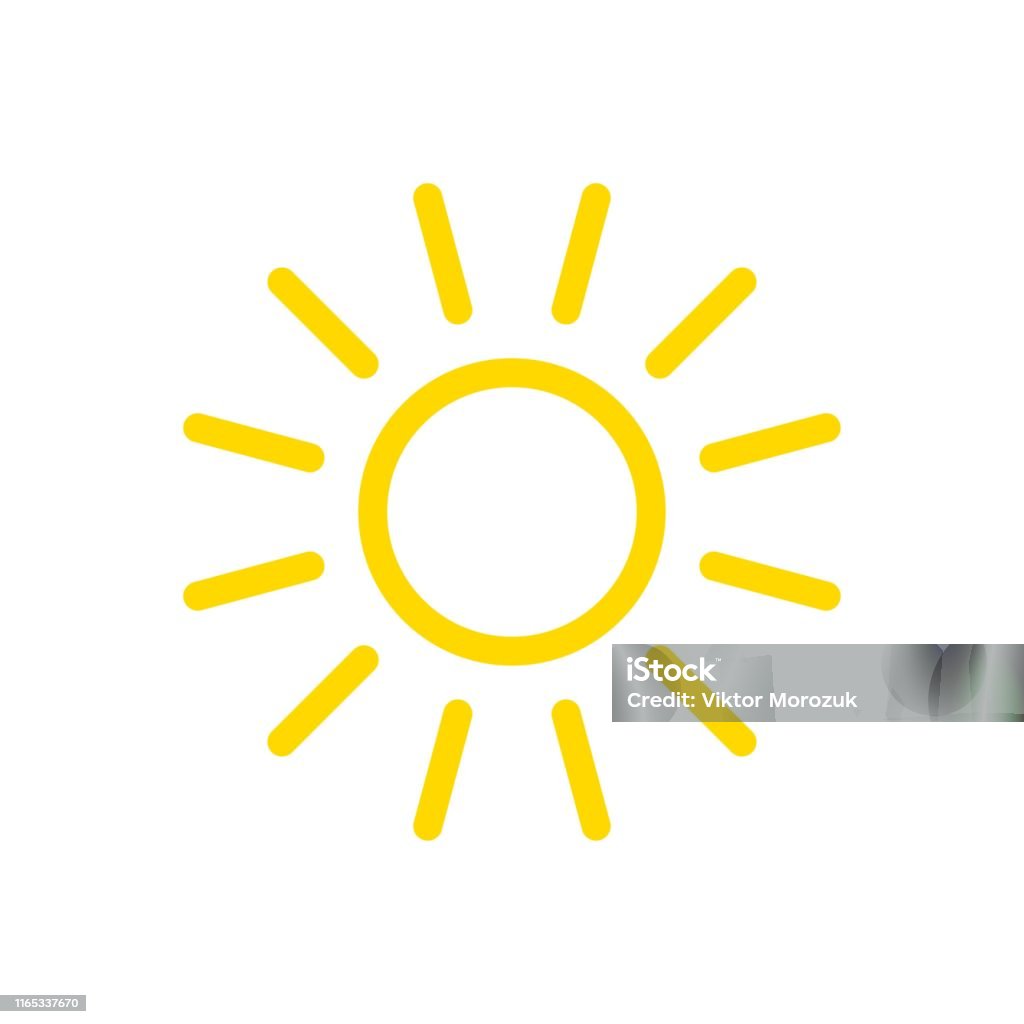 Ilustración de Icono Vectorial De Sol Icono De La Línea Solar y más ... Ilustración de Icono Vectorial De Sol Icono De La Línea Solar y más ...