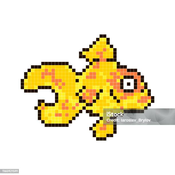 Goldfish Pixel Sanat Sembolü Beyaz Arka Planda Izole Evcil Hayvan ... Goldfish Pixel Sanat Sembolü Beyaz Arka Planda Izole Evcil Hayvan ...