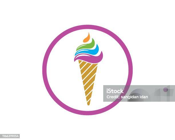 Ice Cream Logo Vecctor Template Stock Illustration Download Image Now