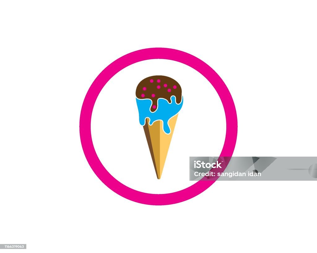 Ice Cream Logo Vecctor Template Stock Illustration Download Image Now