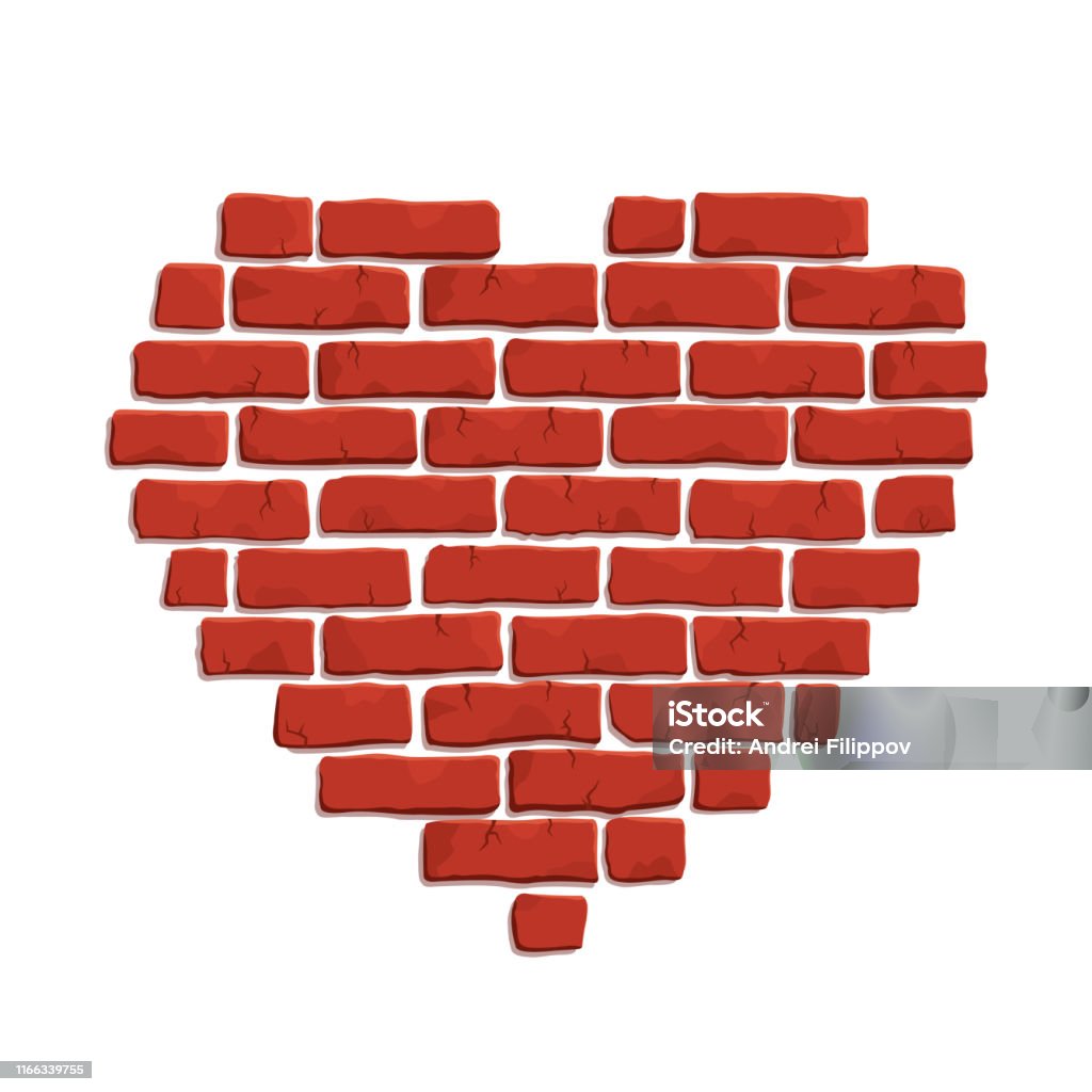Clip Art Dengan Bentuk Hati Bata Merah Ilustrasi Stok - Unduh Gambar ... Clip Art Dengan Bentuk Hati Bata Merah Ilustrasi Stok - Unduh Gambar ...