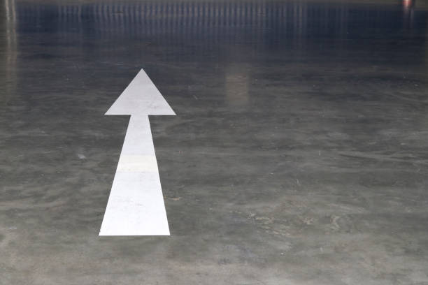 Free Stock Photo of White Arrow Painted on Concrete Surface | Download ...