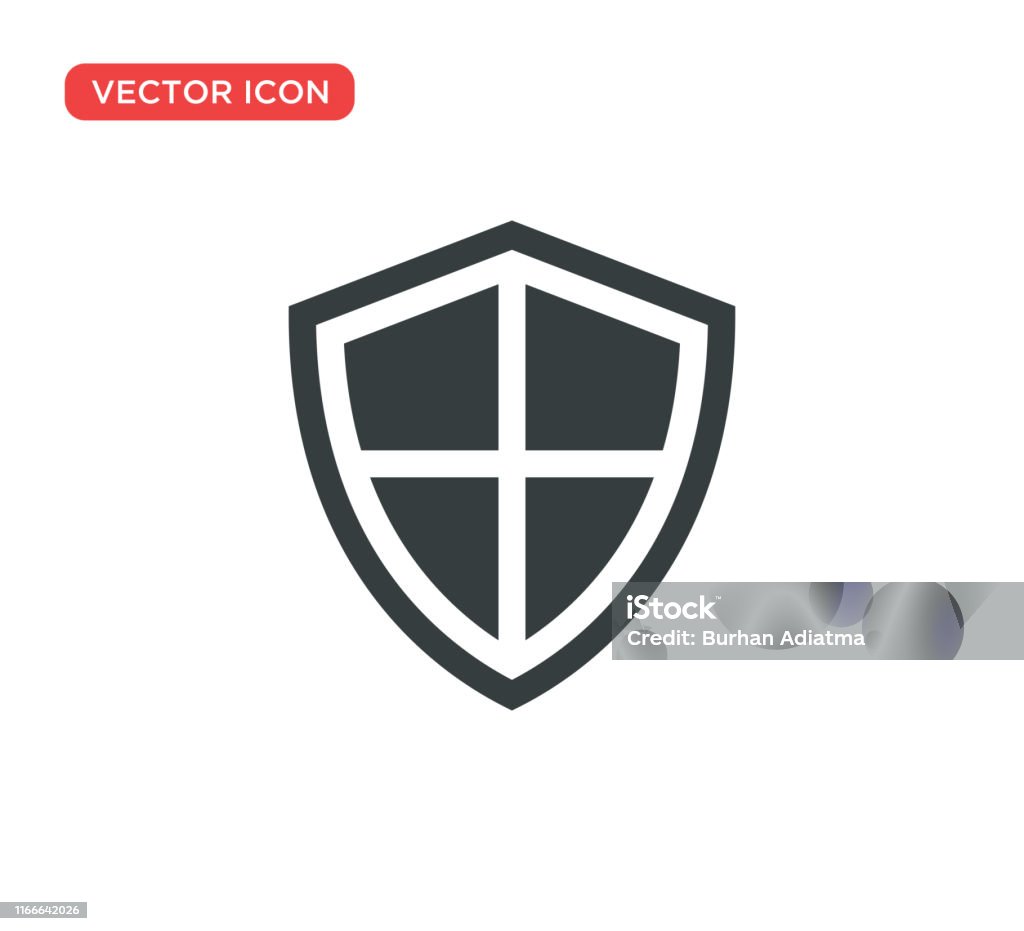 Vetores De Projeto Da Ilustração Do Vetor Do Ícone Da Proteção Do