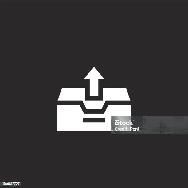 Outbox Icon Filled Outbox Icon For Website Design And Mobile App ... Outbox Icon Filled Outbox Icon For Website Design And Mobile App ...