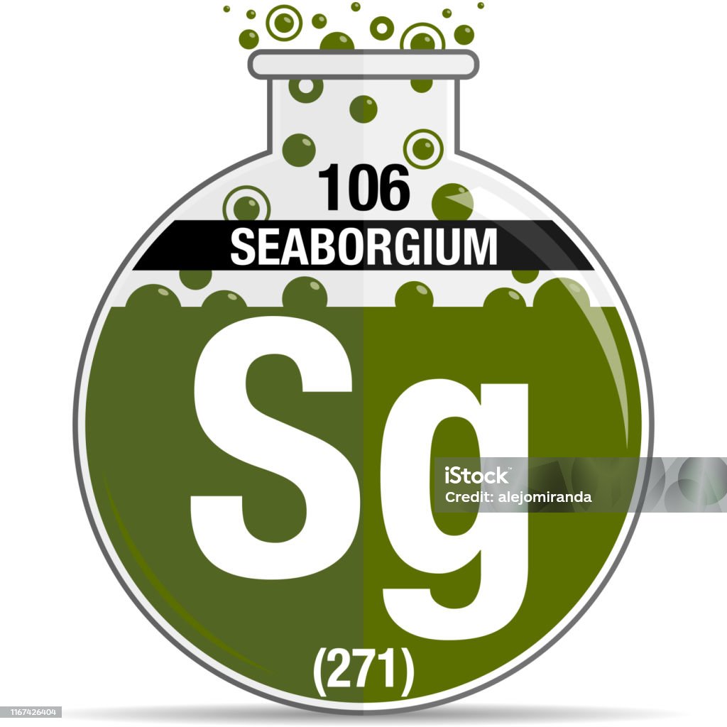 Simbol Seaborgium Pada Termos Bulat Kimia Nomor Elemen 106 Dari Tabel ... Simbol Seaborgium Pada Termos Bulat Kimia Nomor Elemen 106 Dari Tabel ...