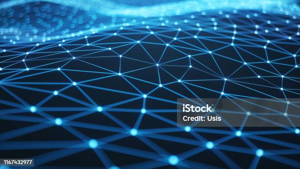 Internet Connection Technology Concept Cloud Computing Neural Communications Of A Supercomputer