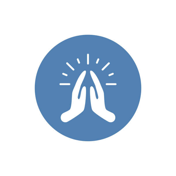 510 Praying Hands Outline Clip Art Stock Illustrations Royalty Free Vector Graphics And Clip Art