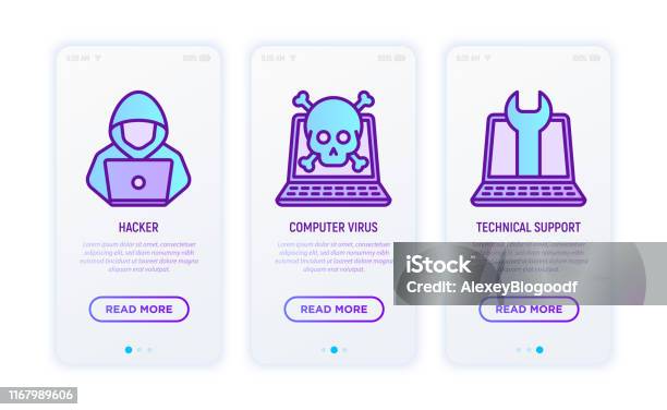 Programming Set Ikon Garis Tipis Peretas Virus Komputer Dukungan Teknis ... Programming Set Ikon Garis Tipis Peretas Virus Komputer Dukungan Teknis ...