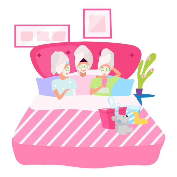 Girl Slumber Party Illustrations Royalty Free Vector Graphics And Clip