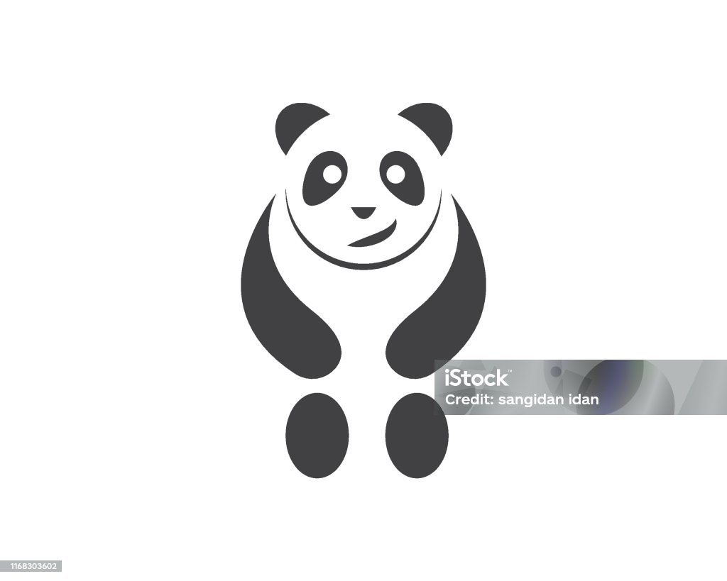 Panda Ilustration Logo Vector Icon Stock Illustration Download Image