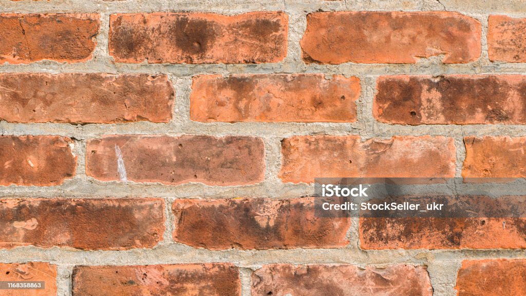 Textura De Ladrillo Rojo Pared De Un Edificio De Ladrillo Típico En